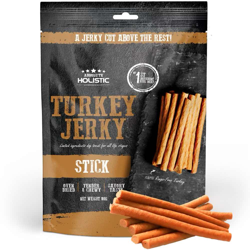 Absolute Holistic Turkey Jerky Stick Dog Treats | Kohepets