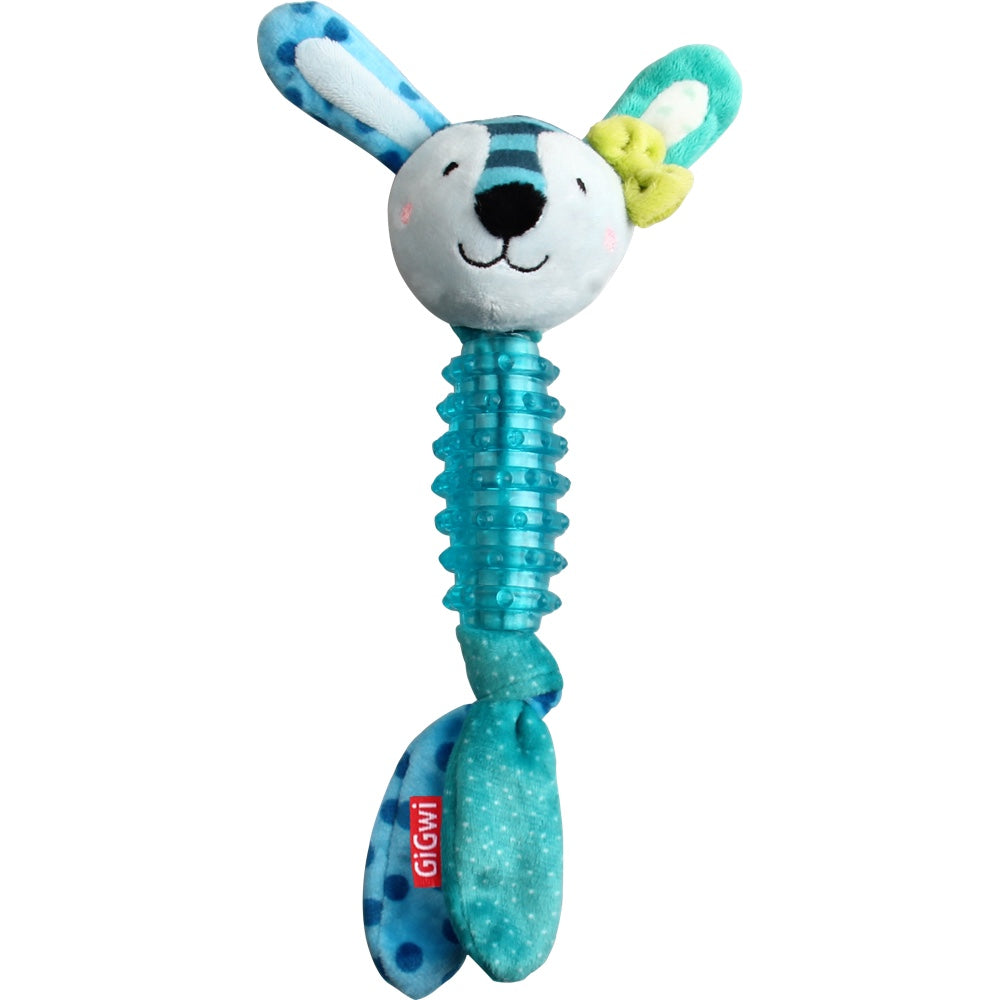 GiGwi Suppa Puppa TPR & Plush Dog Toy (Rabbit) | Kohepets