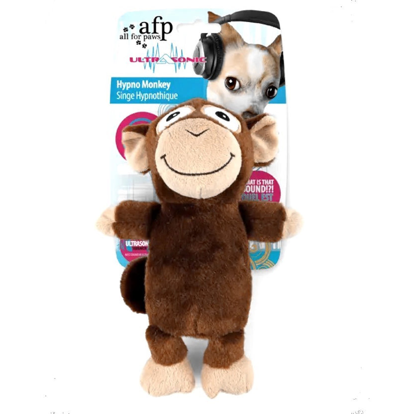 All For Paws Ultrasonic Hypno Monkey Dog Toy | Kohepets