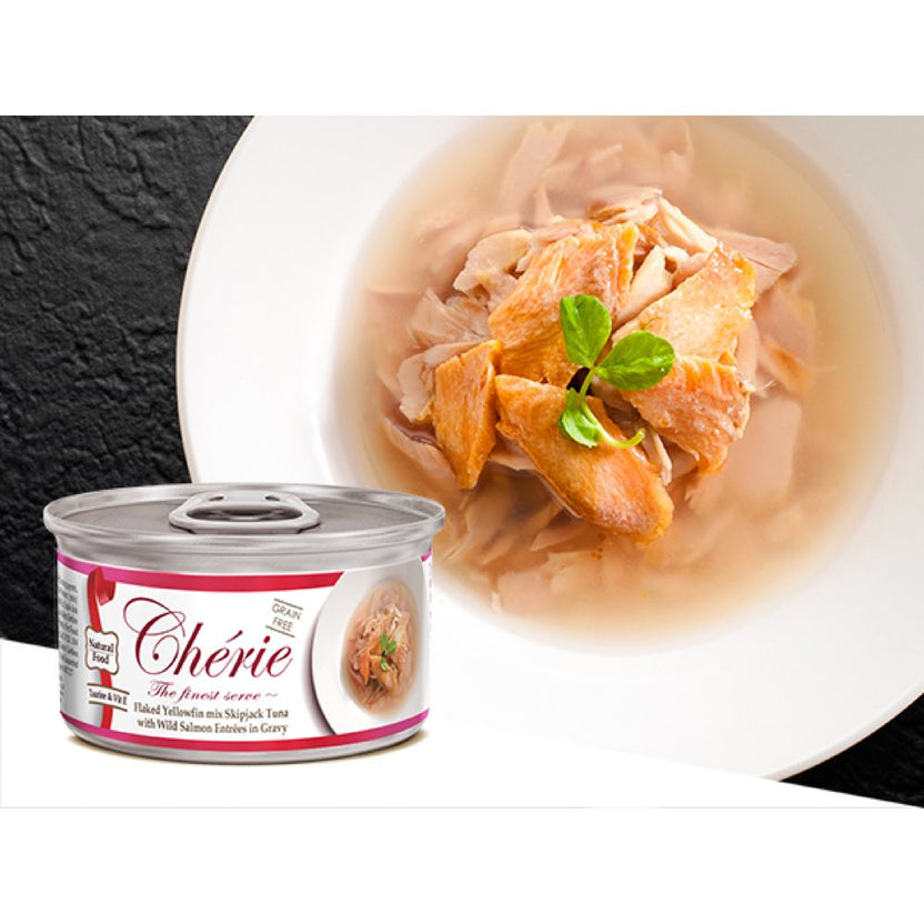 Cherie Flaked Yellowfin mix Skipjack Tuna with Wild Salmon Entrées in ...