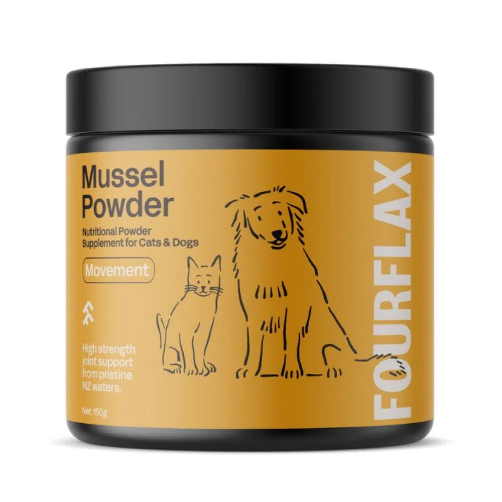 Fourflax Mussel Nutritional Powder Joint Support Supplement For Cats ...