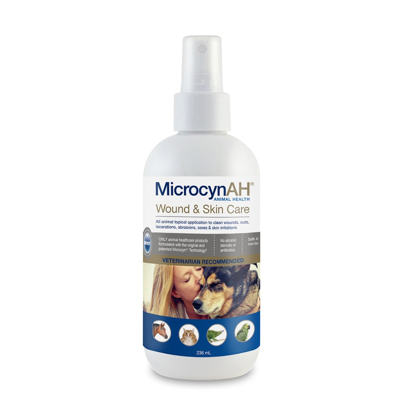 MicrocynAH Wound and Skin Care Spray For Dogs & Cats | Kohepets