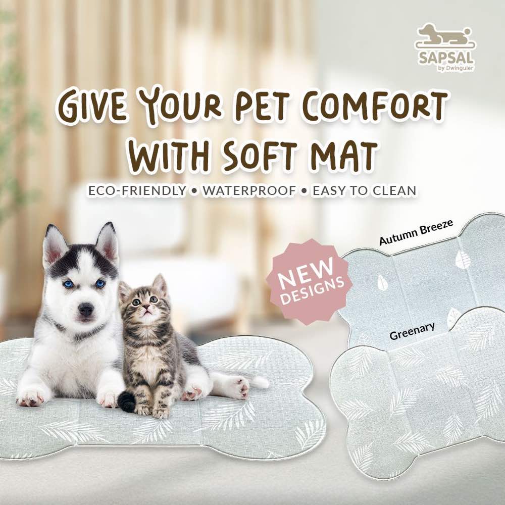 10% OFF: Sapsal Greenary Soft Pet Mat (Small) | Kohepets