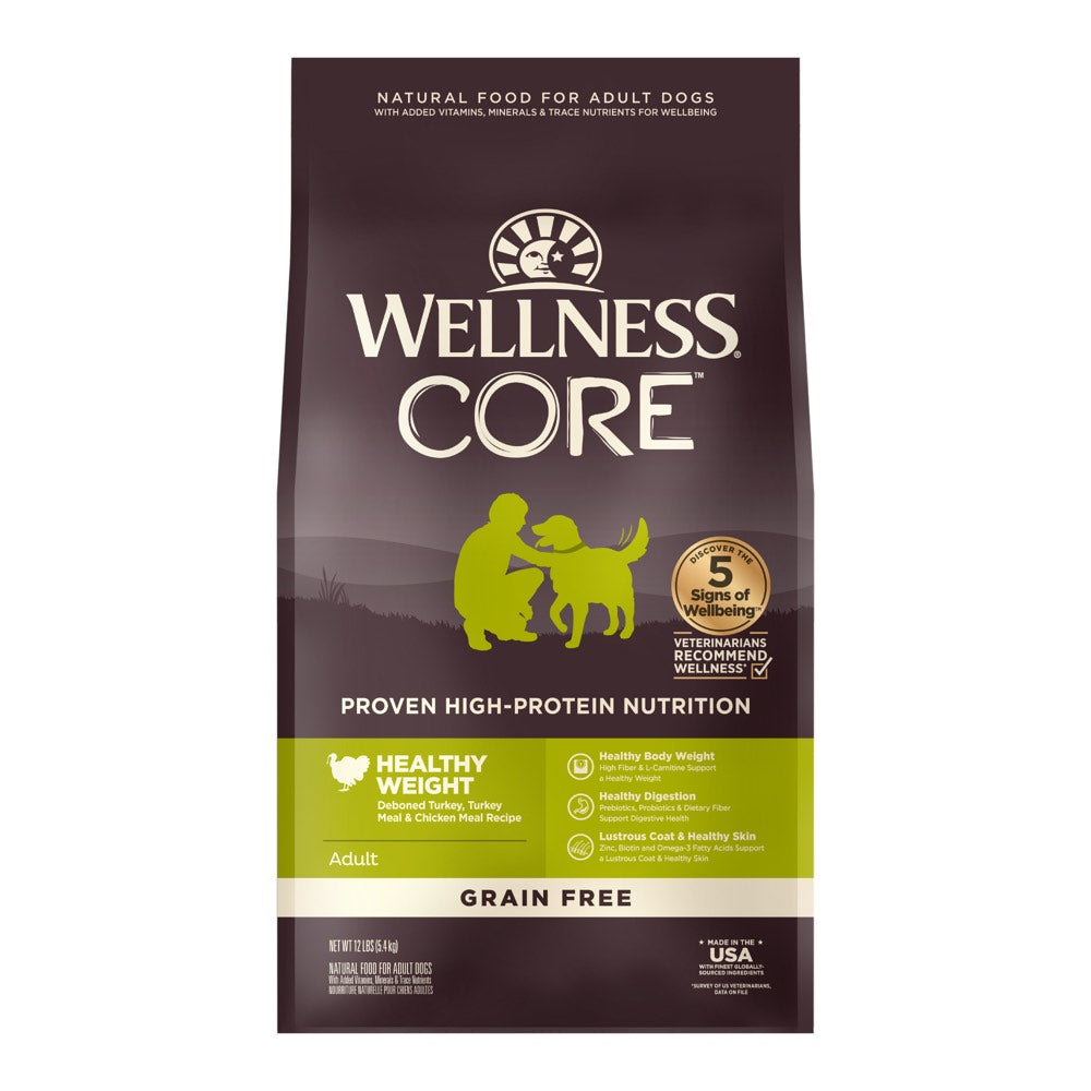 Wellness CORE Grain-Free Reduced Fat Formula Dry Dog Food | Kohepets