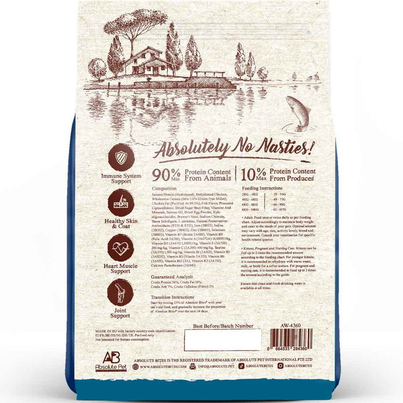 Absolute Bites Wild Age Salmon Dry Cat Food | Kohepets