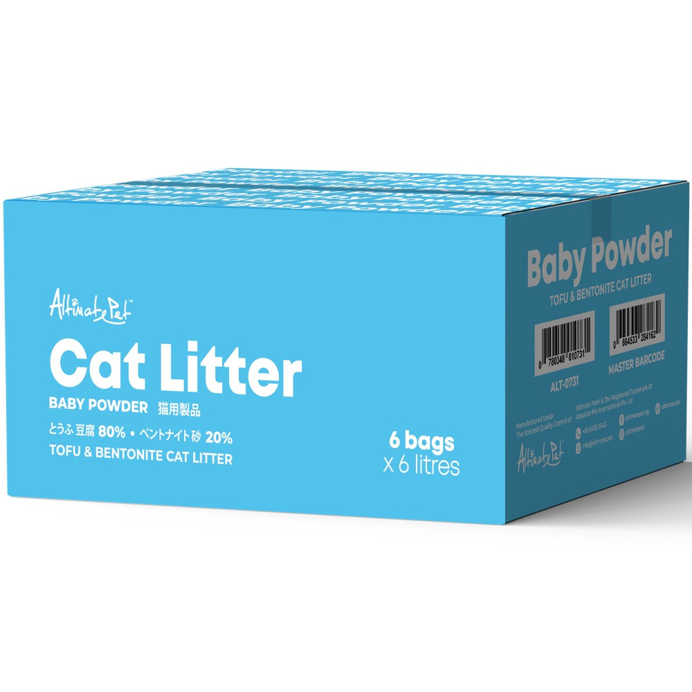 Altimate Pet Baby Powder Tofu & Bentonite Clumping Cat Litter 6L | Kohepets