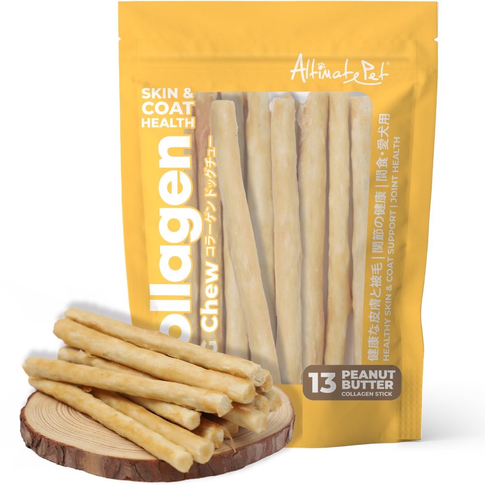 Altimate Pet Peanut Butter Stick Collagen Dog Chews 13pcs | Kohepets