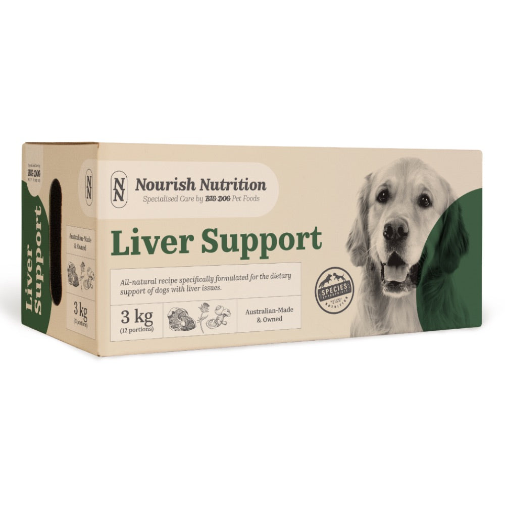 Big Dog Barf Nourish Nutrition Liver Support Raw Dog Food | Kohepets