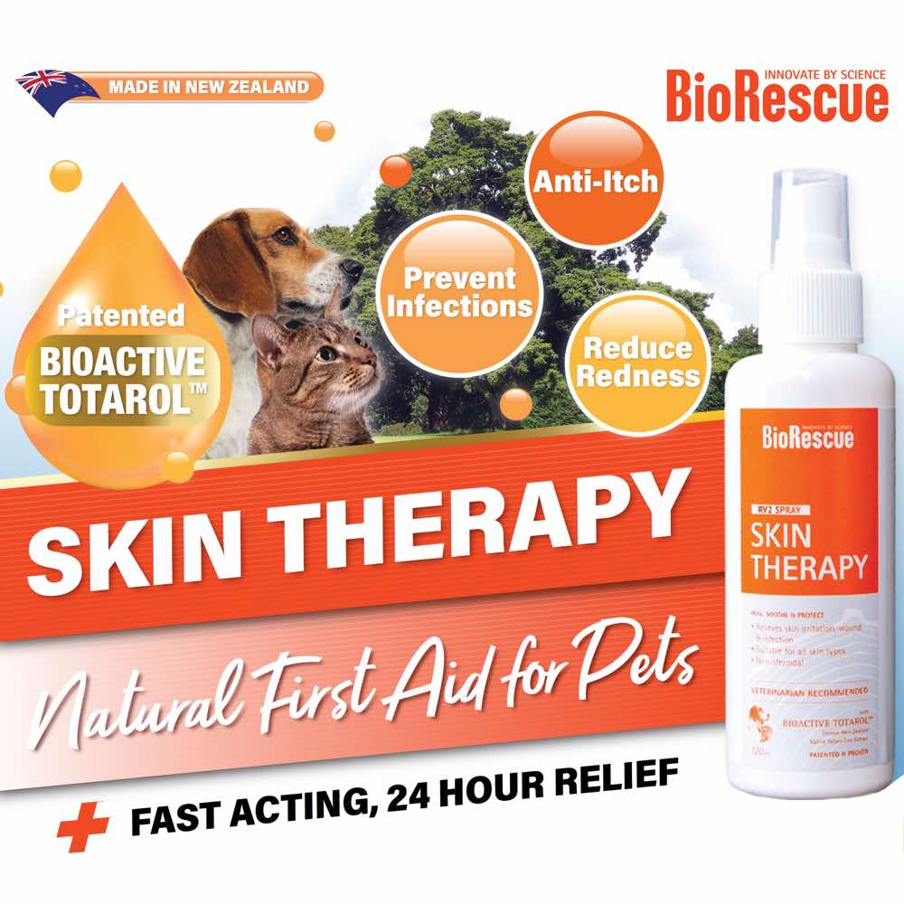 BioRescue Skin Therapy Spray For Cats & Dogs 120ml | Kohepets