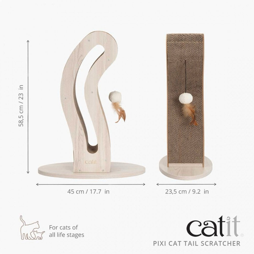 Catit Pixi Tail Shape Cat Scratcher | Kohepets