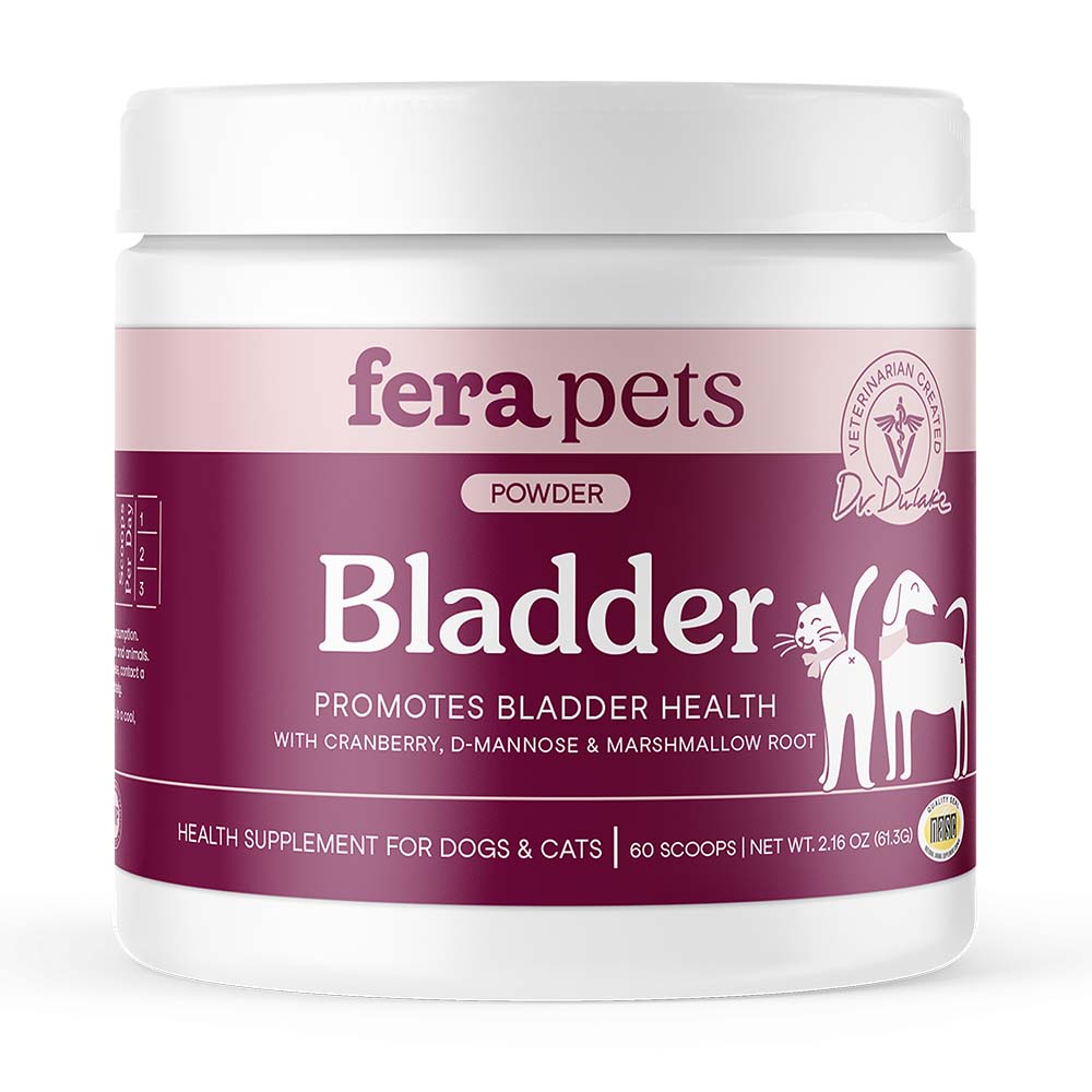 Fera Pets Bladder Support Supplement Powder For Cats & Dogs 2.16oz ...