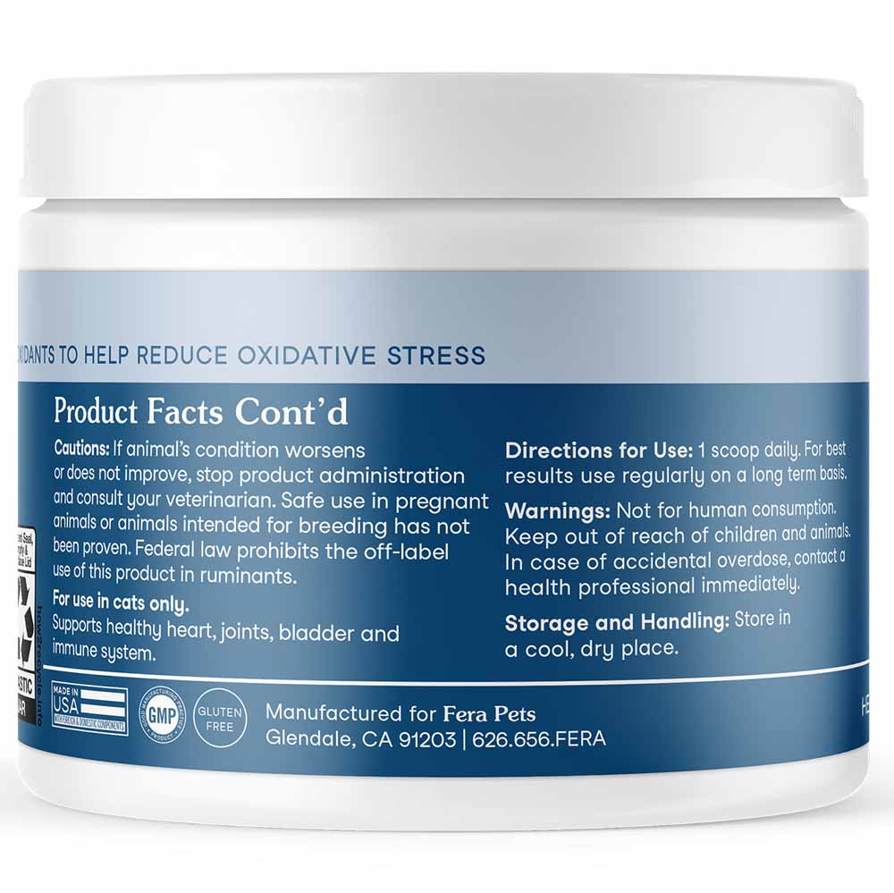 Fera Pets Wellness Blend Supplement Powder For Cats | Kohepets