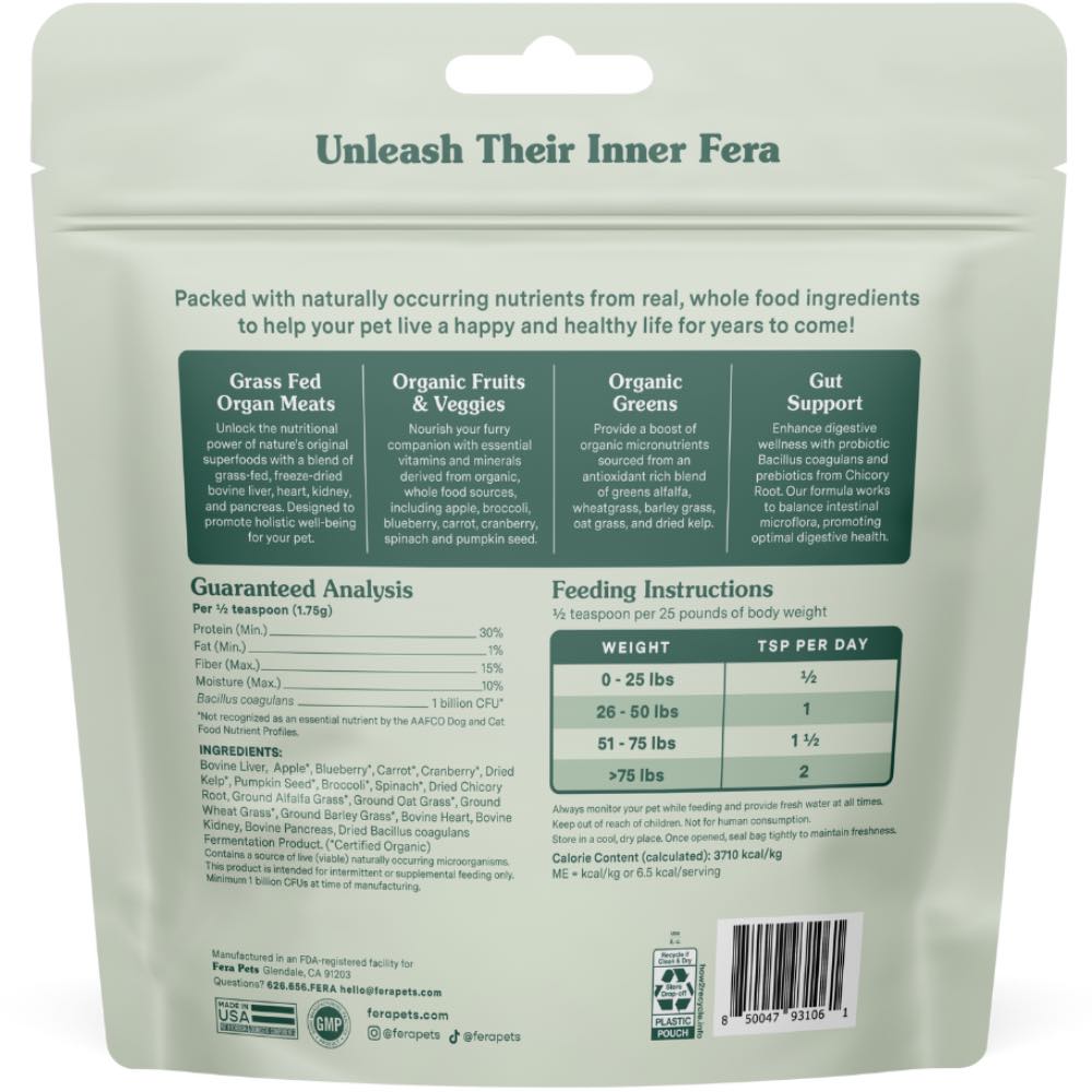 Fera Pets Collagen Plus Supplement Powder For Cats & Dogs | Kohepets