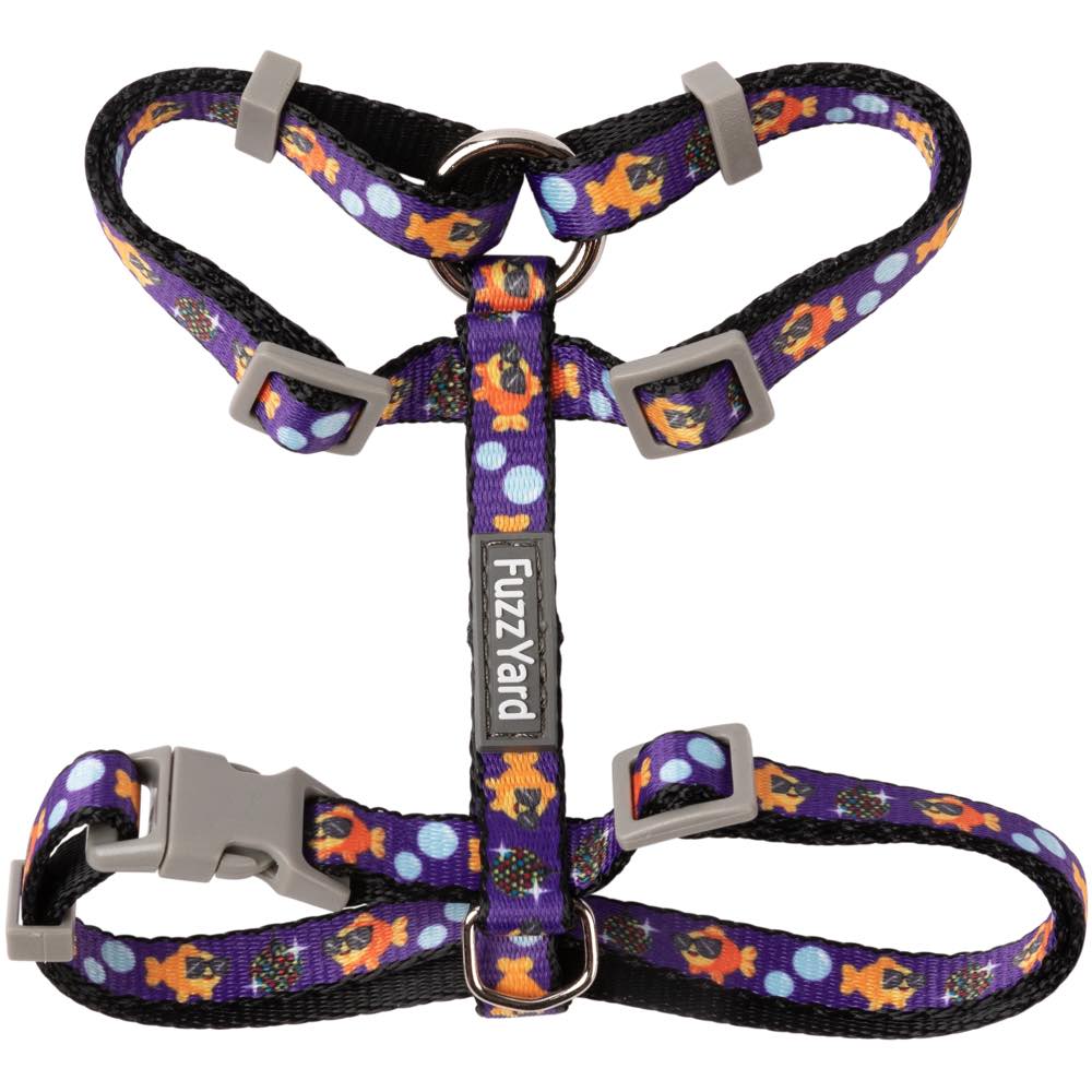FuzzYard Cat Harness & Leash Walking Set (Caturday Night Fever) | Kohepets