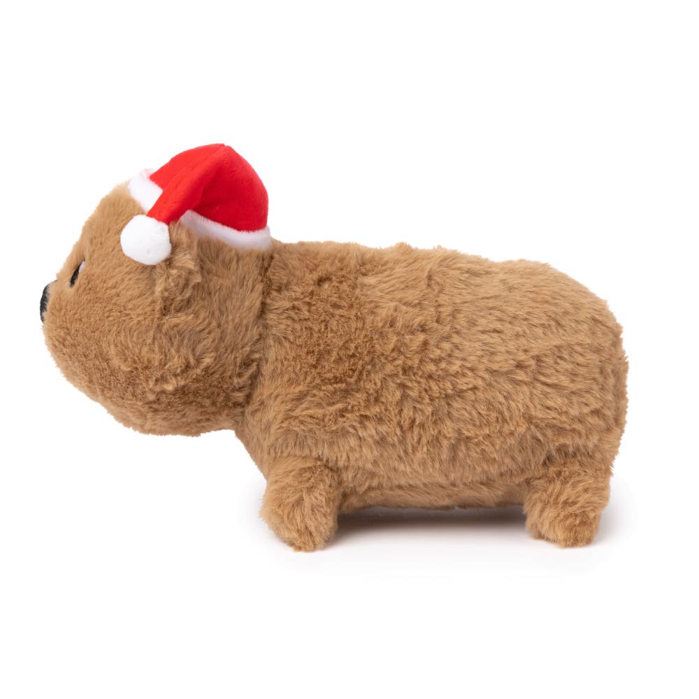 FuzzYard Christmas Felix-Navidad the Wombat Plush Dog Toy | Kohepets