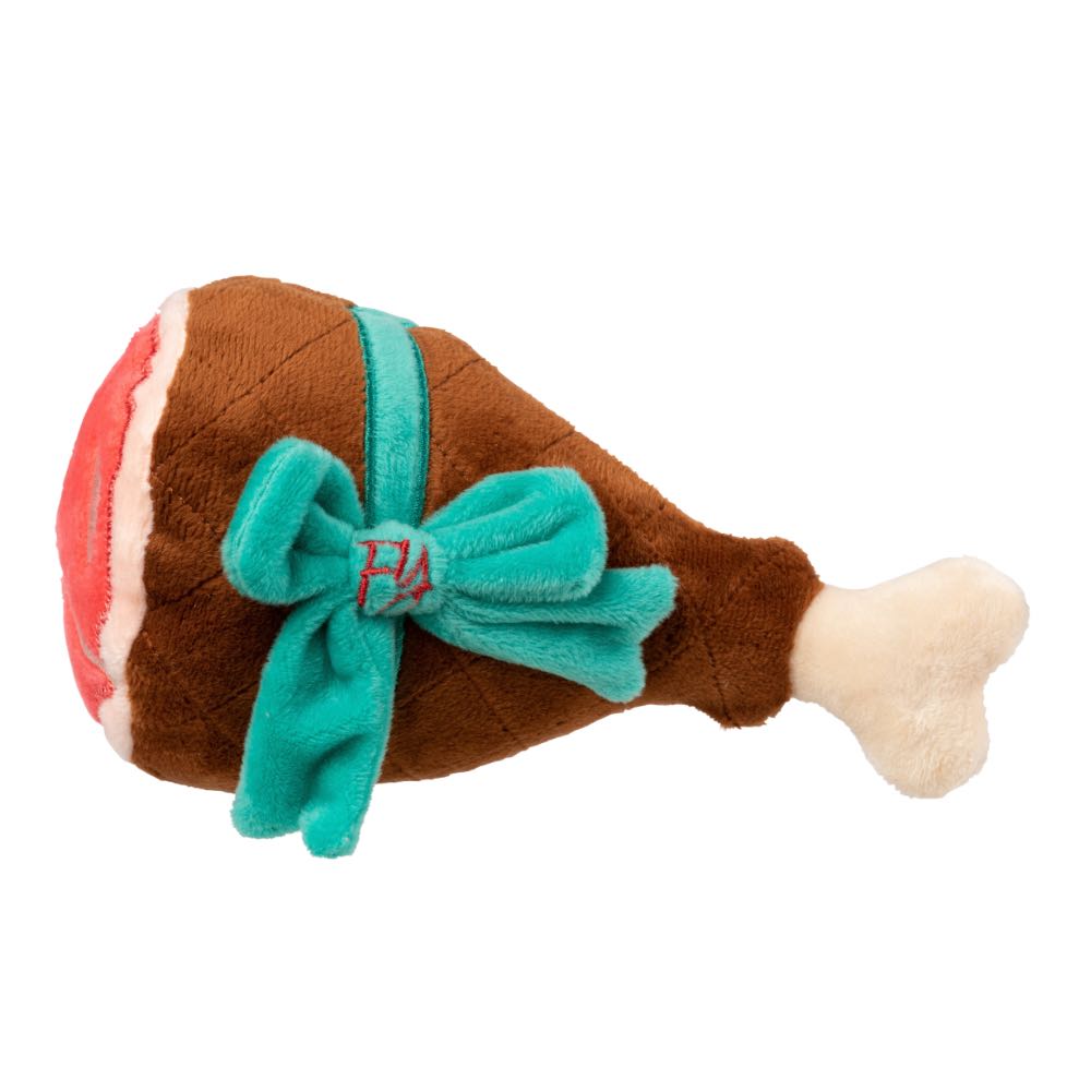 FuzzYard Christmas Humble Holiday Ham Plush Dog Toy | Kohepets