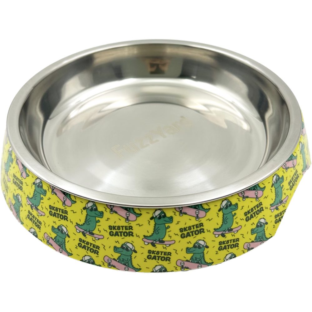FuzzYard Easy Feeder Cat Bowl (Sk8ter Gator) | Kohepets