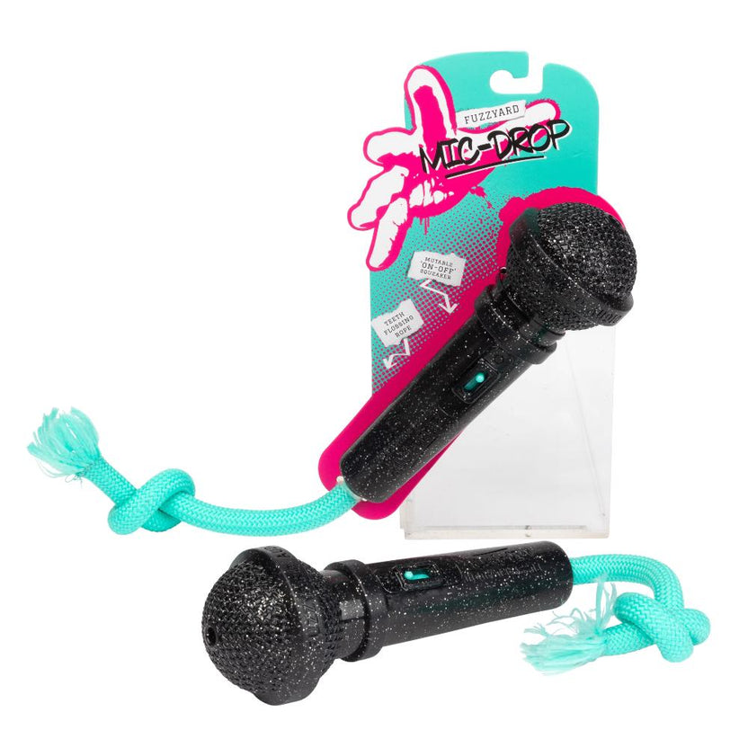FuzzYard Mic Drop Interactive Dog Toy | Kohepets