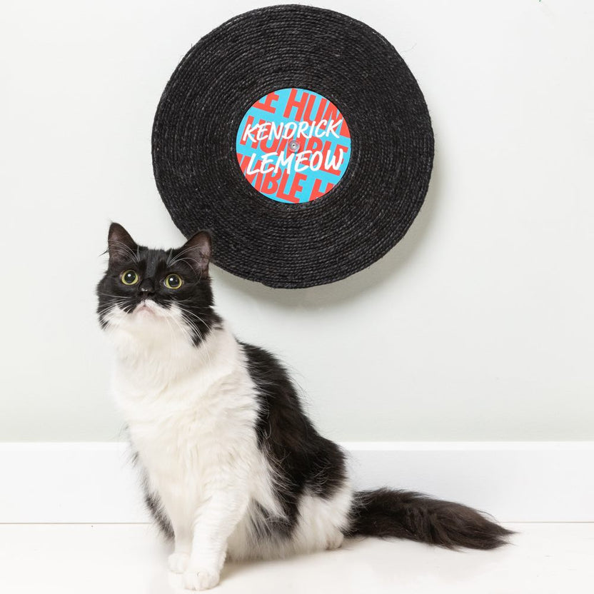 FuzzYard Record Cat Scratcher (Kendrick Lemeow) | Kohepets