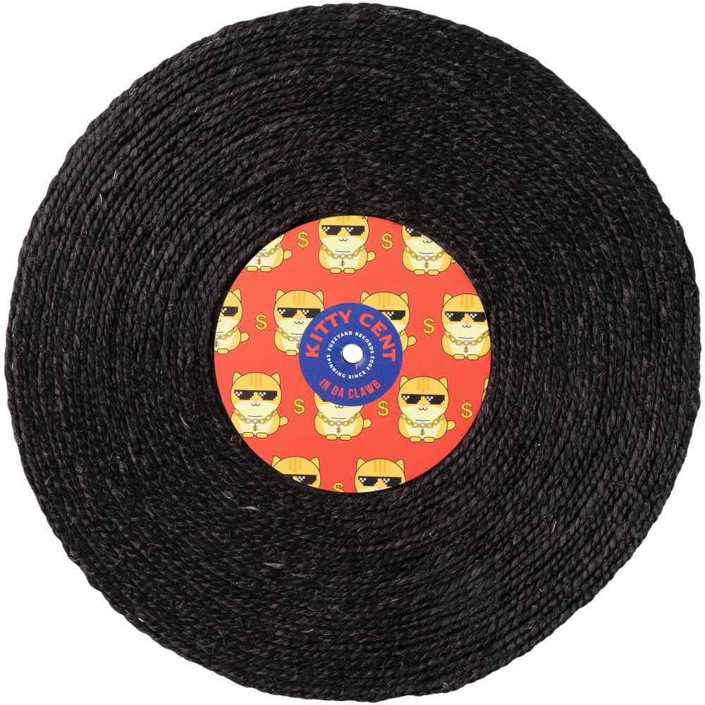 FuzzYard Record Cat Scratcher (Kitty Cent) | Kohepets