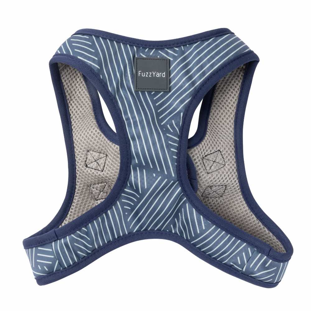 FuzzYard Thornbury Aegean Blue Step-In Dog Harness | Kohepets