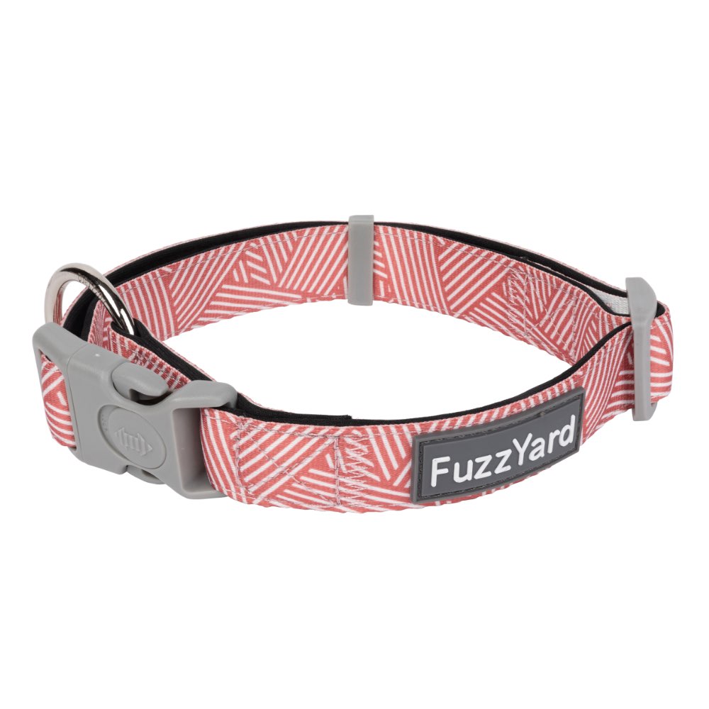 FuzzYard Thornbury Brick Red Dog Collar | Kohepets