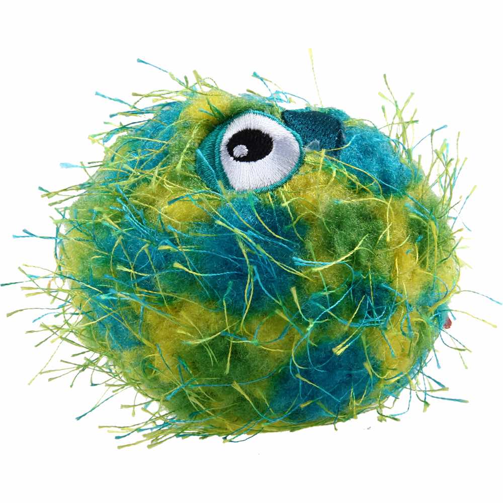 GiGwi Plush Friendz Ball Dog Toy (Green) | Kohepets