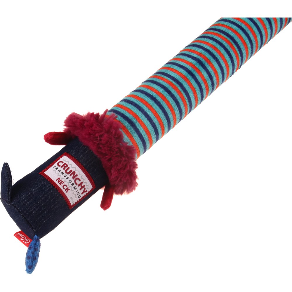 GiGwi Plush Friendz Crunchy Neck Dog Toy (Cat) | Kohepets
