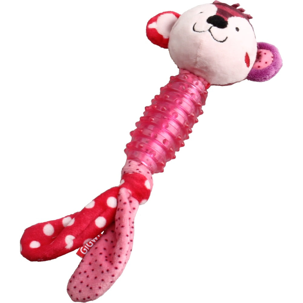 GiGwi Suppa Puppa TPR & Plush Dog Toy (Monkey) | Kohepets