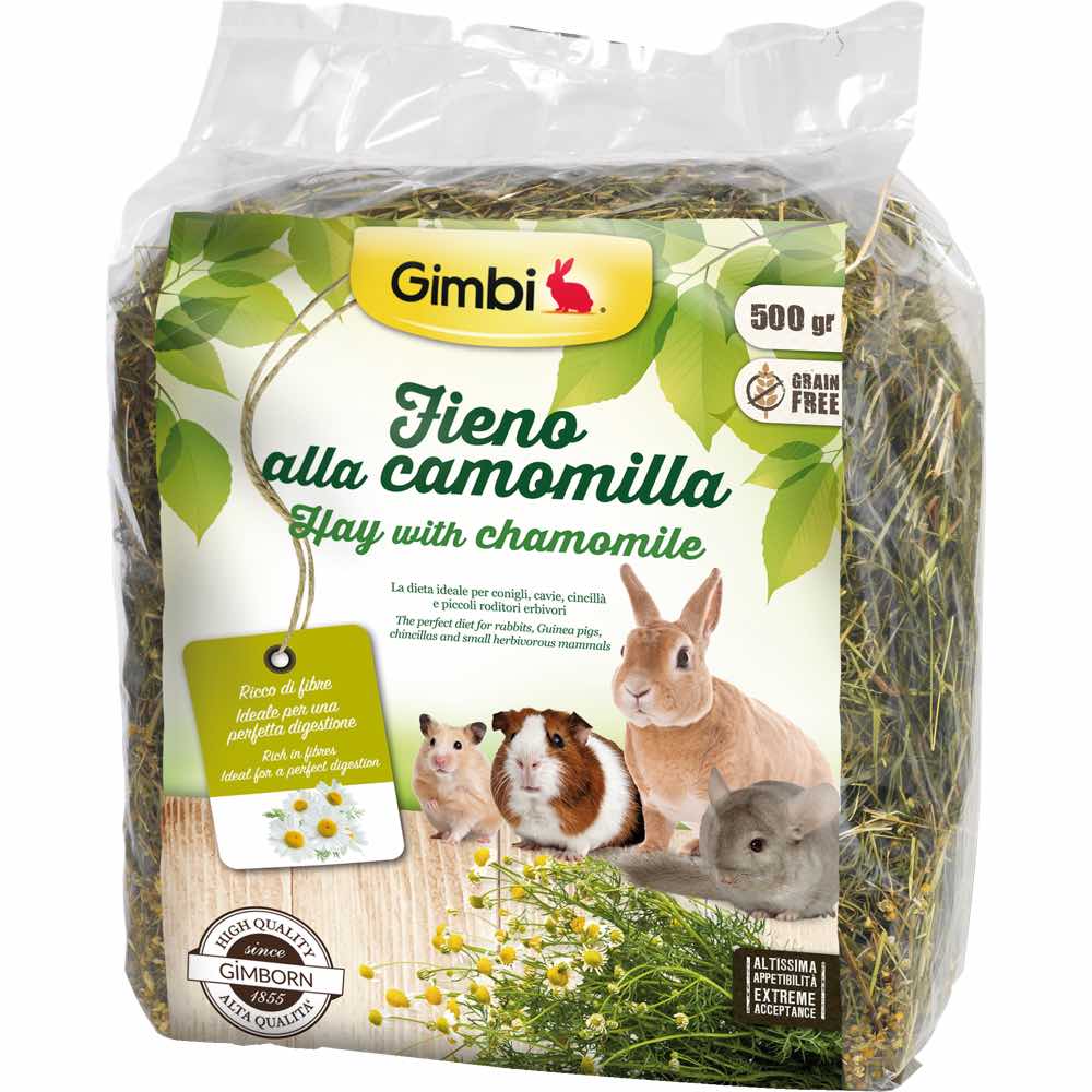Gimbi Hay With Chamomile For Small Animals 500g | Kohepets