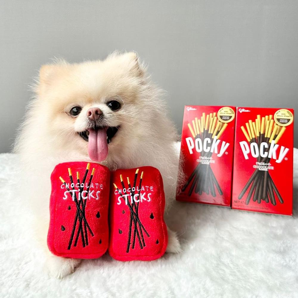 Hey Cuzzies Mini Snackz Choco Pawky Interactive Plush Dog Toy | Kohepets