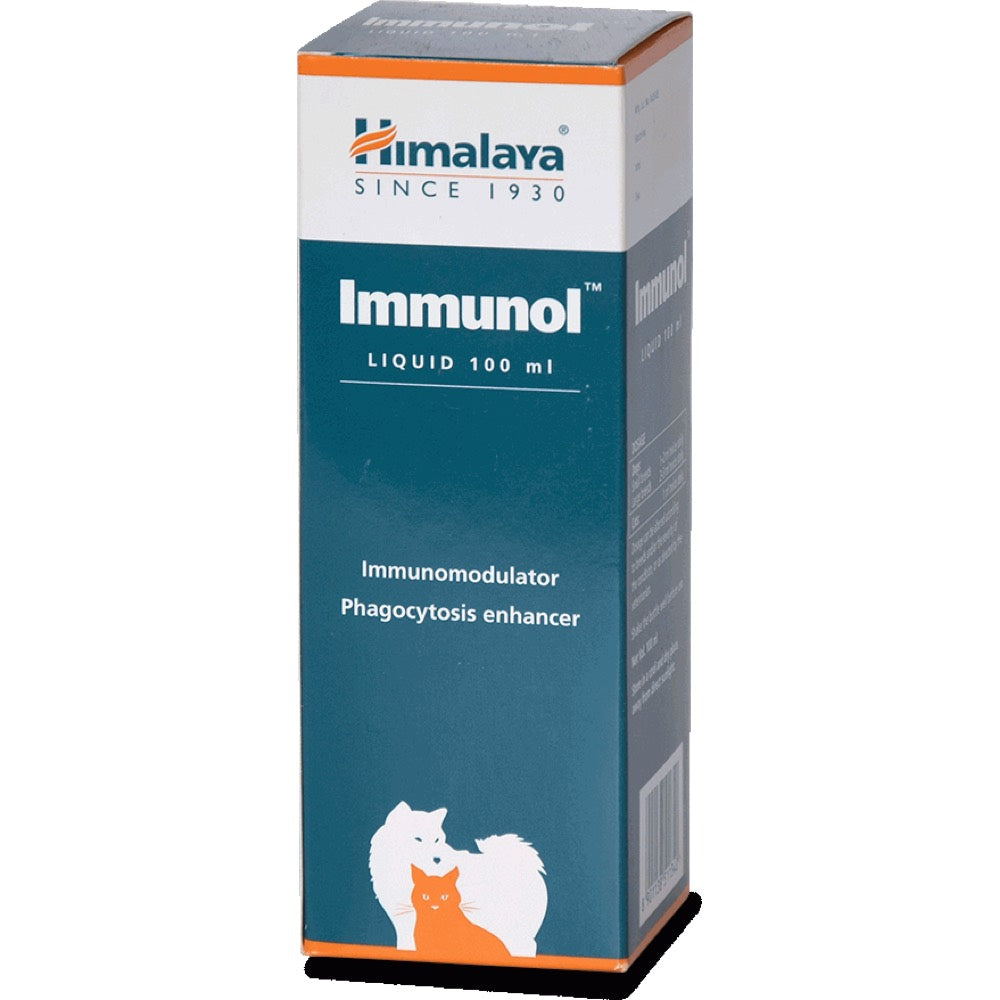 Himalaya Immunol Liquid Immunity Supplement For Cats & Dogs 100ml ...