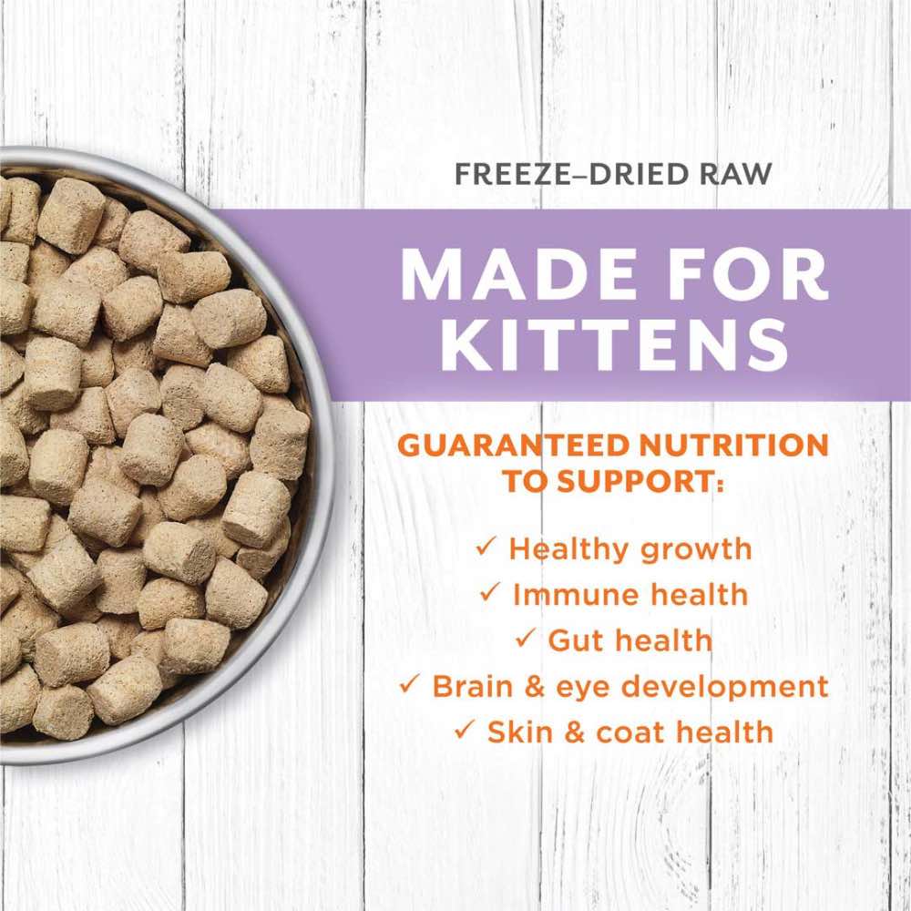 Instinct Raw Longevity Chicken Grain-Free KITTEN Freeze-Dried Raw Cat ...