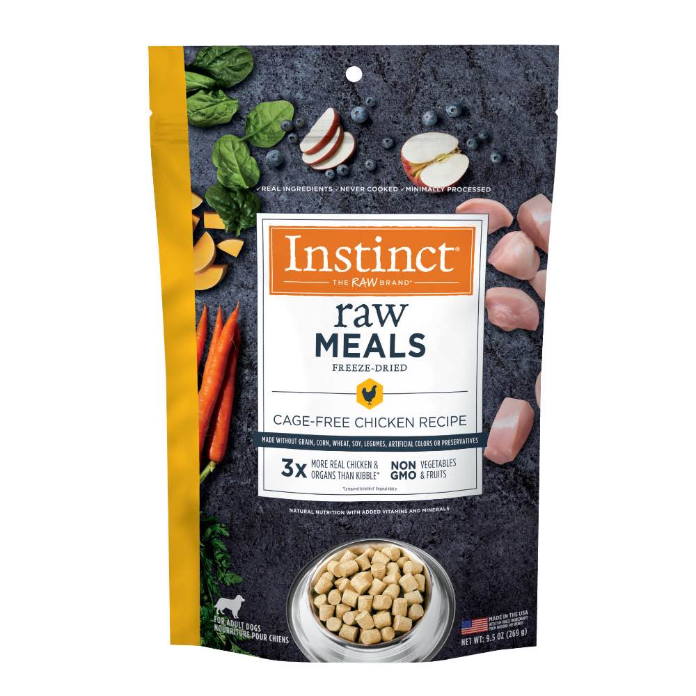 Instinct Raw Meal Freeze-Dried Chicken Recipe Dog Food | Kohepets