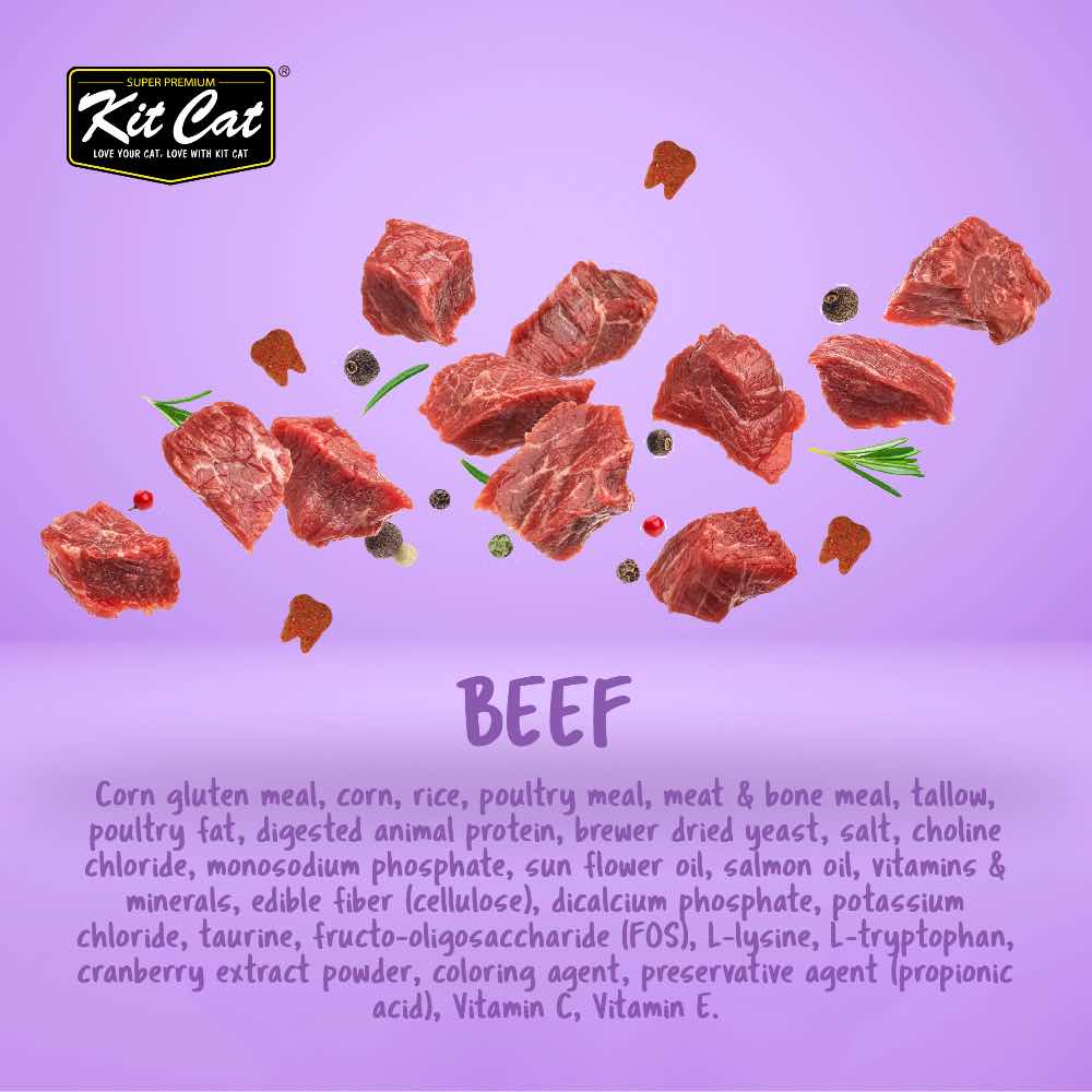 Kit Cat Cranberry Crisps Beef Cat Treats | Kohepets