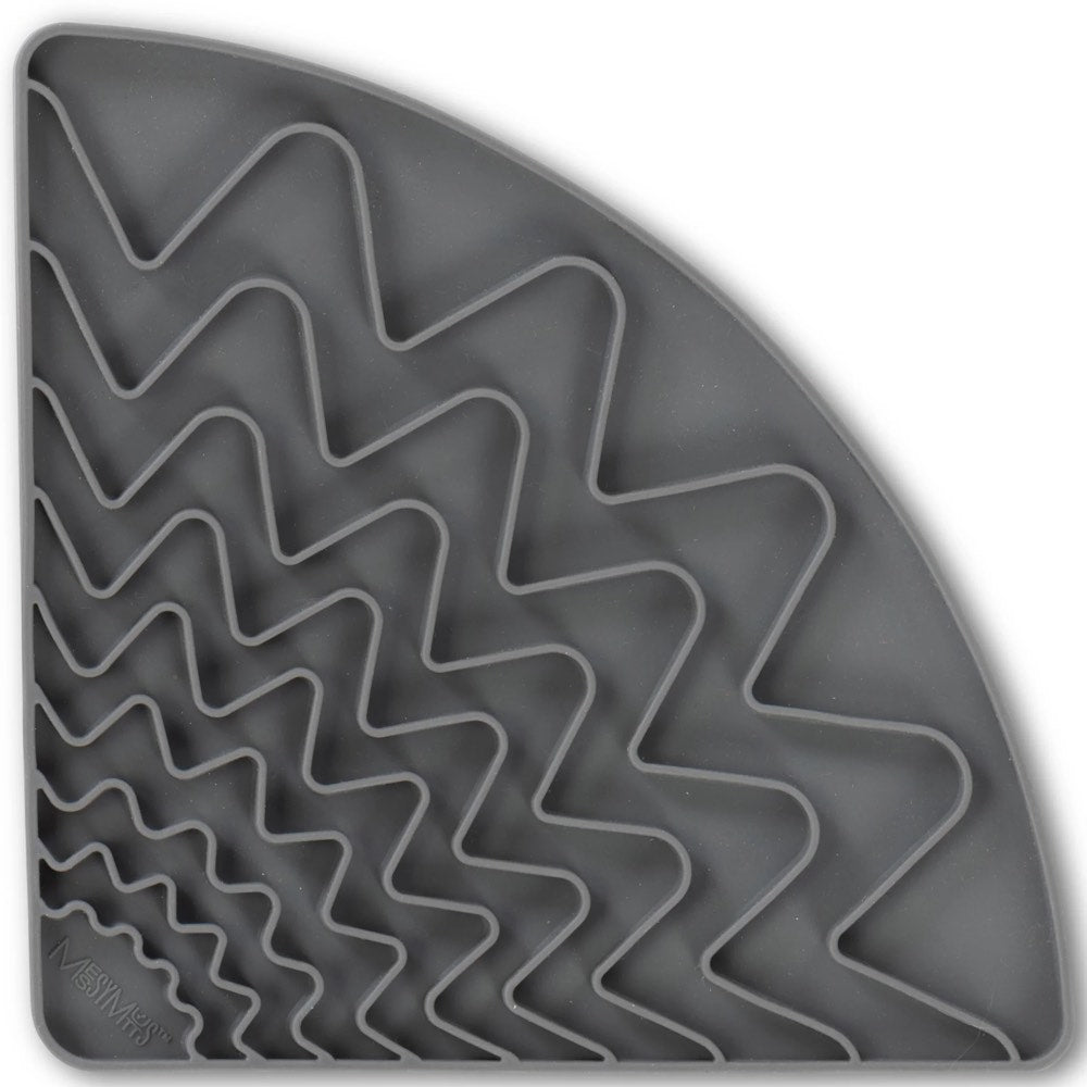 Messy Mutts Silicone Triangle Therapeutic Dog Licking Mat With Suction ...