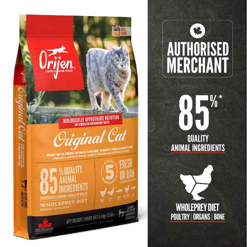 ORIJEN Original Adult Grain-Free Dry Cat Food | Kohepets