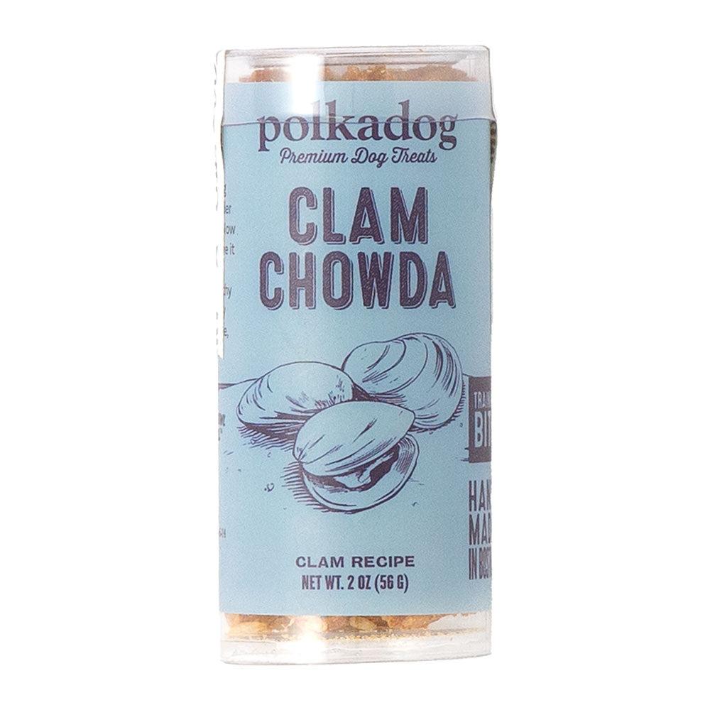 Polkadog Clam Chowda Treats For Cats & Dogs 2oz (Mini Tube) | Kohepets