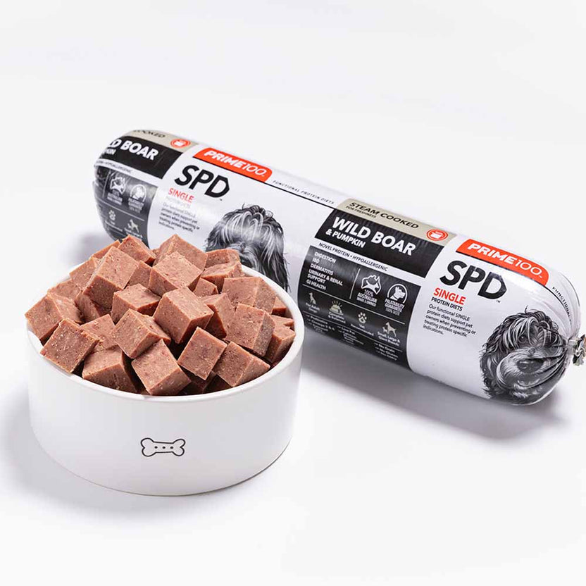 Prime100 SPD Wild Boar & Pumpkin Grain Free Cooked Chilled Roll Dog ...