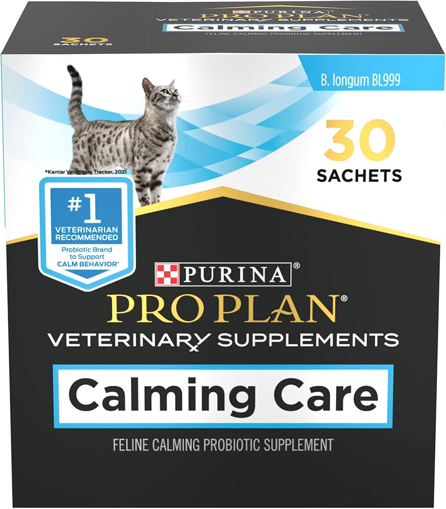 Pro Plan Calming Care Feline Probiotic Supplement For Cats 30 Sachets ...