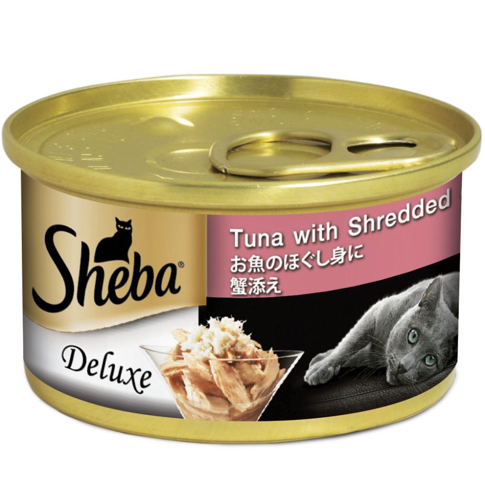 Sheba Tuna With Shredded Crab Adult Canned Cat Food | Kohepets