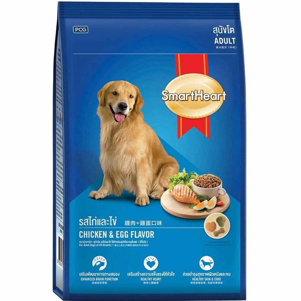 Smartheart Chicken & Egg Flavor Adult Dry Dog Food | Kohepets