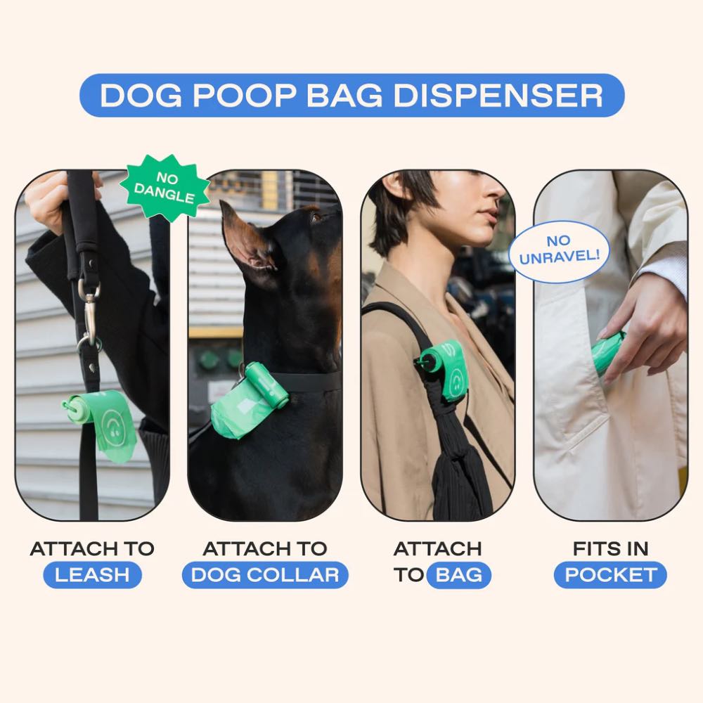 Springer Dog Poop Bag Dispenser With Roll | Kohepets