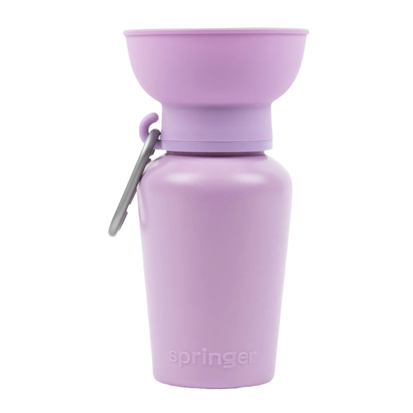 Springer Flip Dog Travel Water Bottle | Kohepets