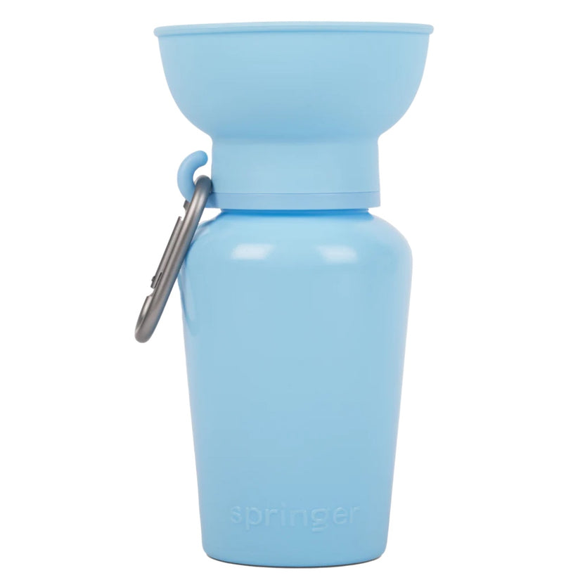 Springer Flip Dog Travel Water Bottle | Kohepets