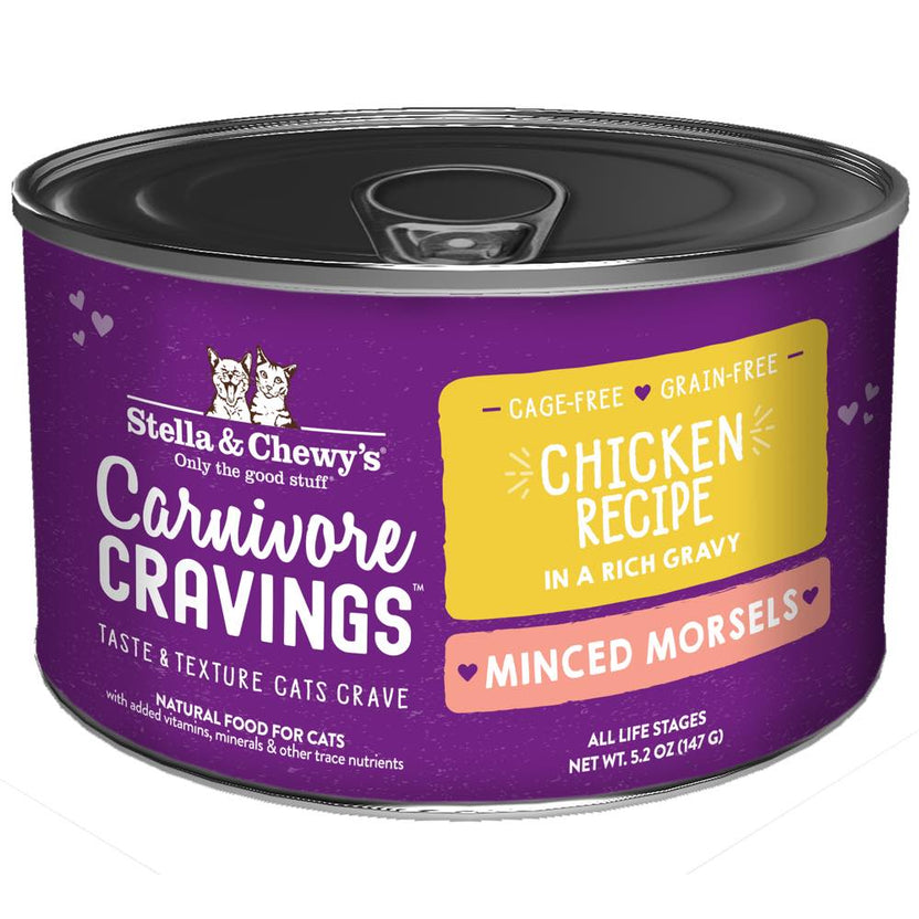 Stella & Chewy's Carnivore Cravings Minced Morsels Chicken In Gravy ...
