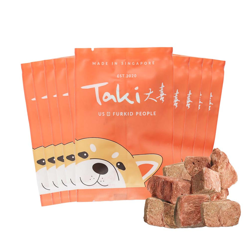 Taki Beef Liver Grain-Free Freeze-Dried Treats For Cats & Dogs (10 ...