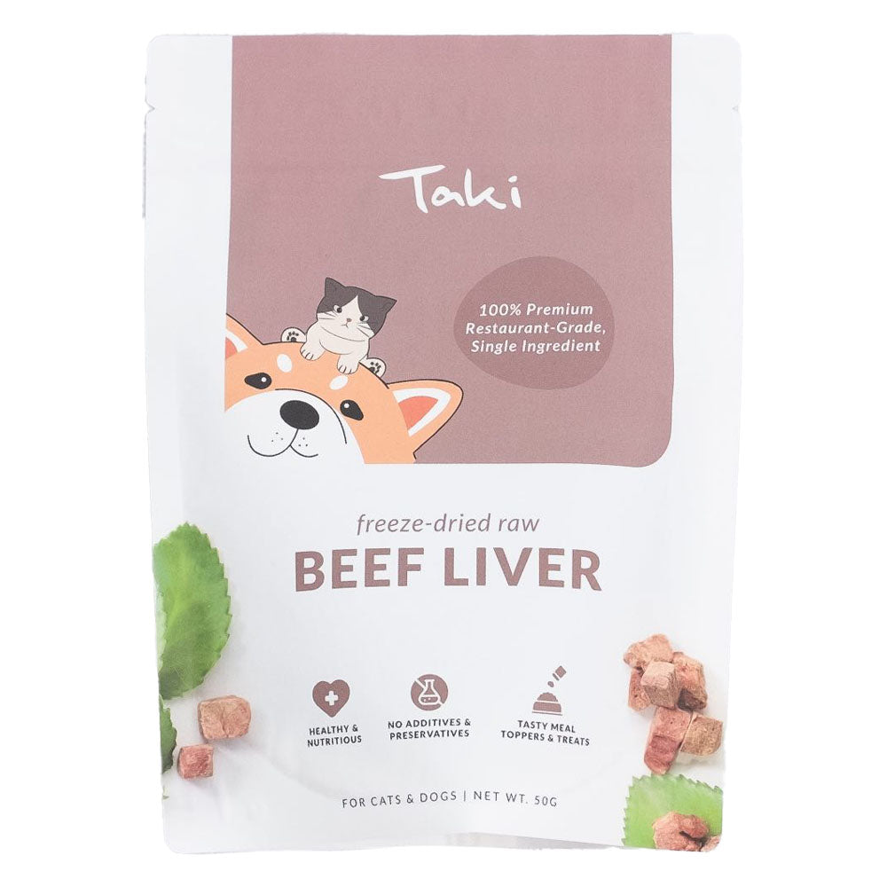 Taki Beef Liver Grain-Free Freeze-Dried Treats For Cats & Dogs | Kohepets