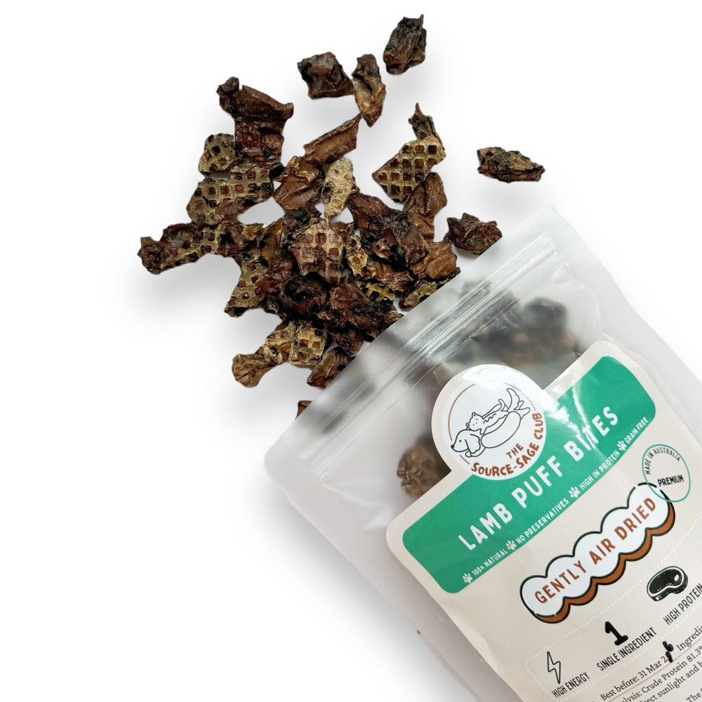 The Source-Sage Club Lamb Puff Bites Grain-Free Cat & Dog Treats 70g ...
