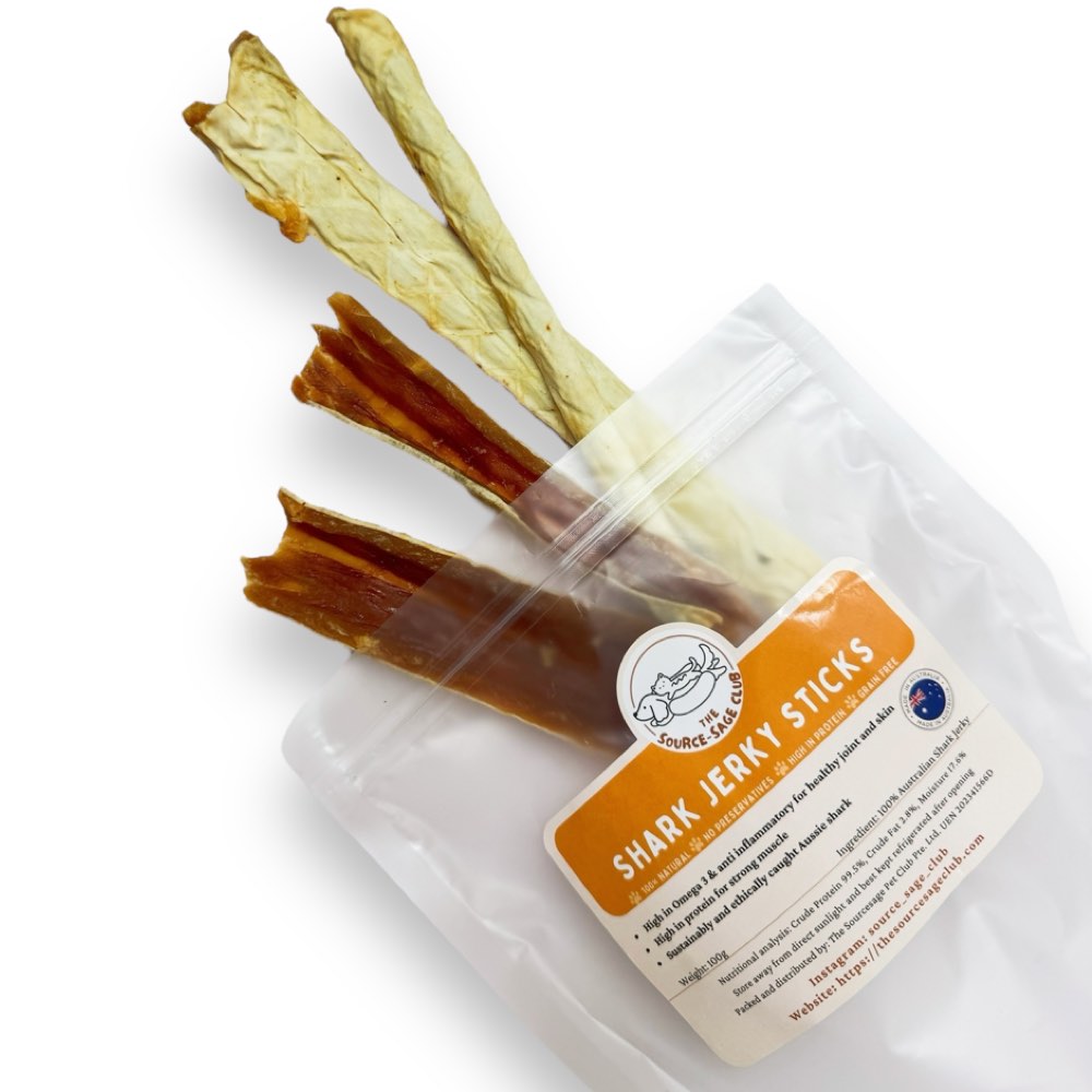The Source-Sage Club Shark Jerky Sticks Grain-Free Cat & Dog Treats ...